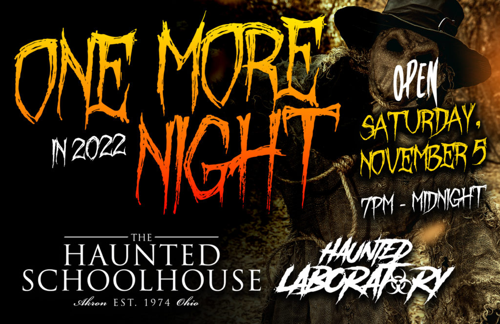 Haunted Schoolhouse and Laboratory – 1300 TRIPLETT BLVD IN AKRON